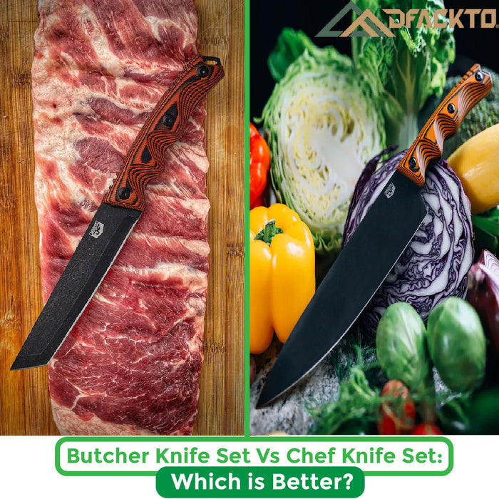 Butcher Knife Set vs Chef Knife: Which One Should You Use?